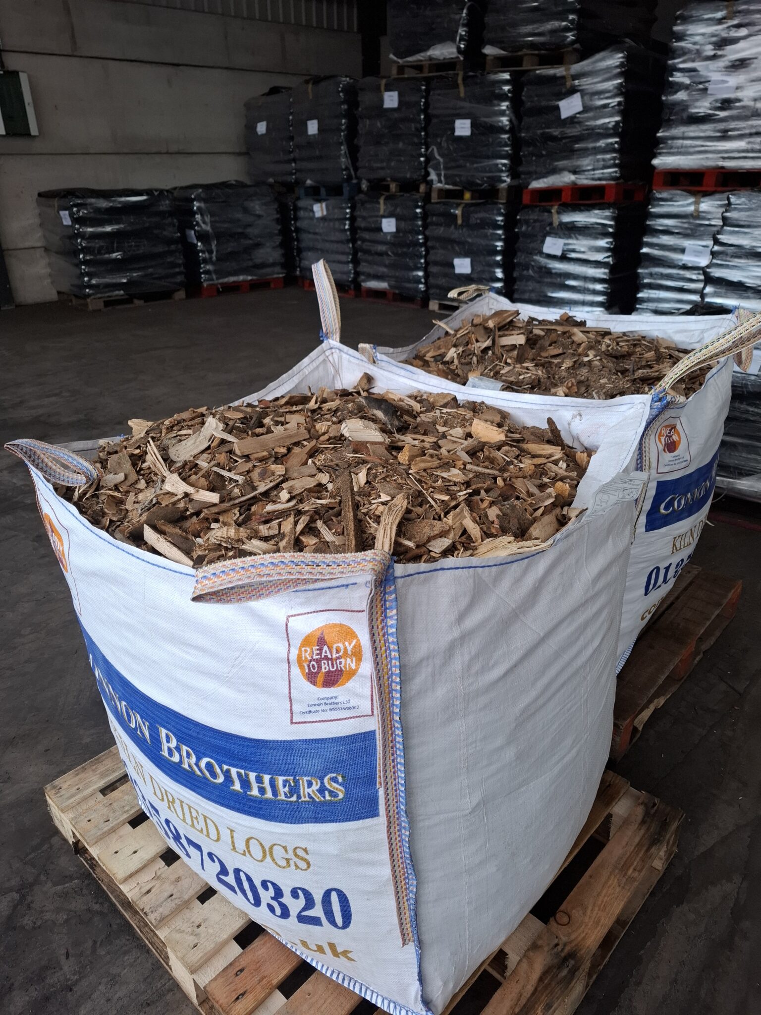 Kiln Dried Bulk Bag Log Screenings – Connon Brothers